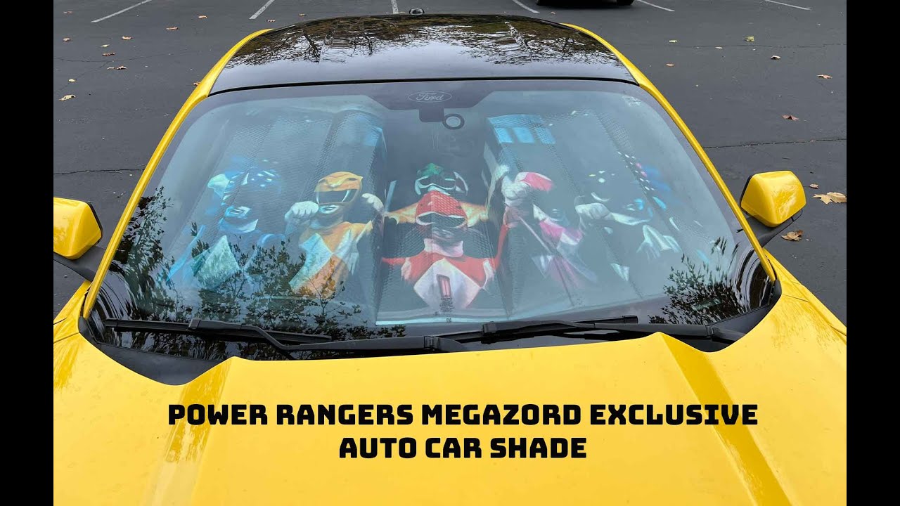 Power Rangers Megazord Car Shade - YouTube