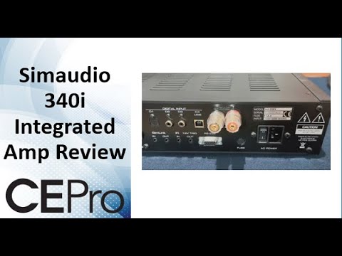 Simaudio 340i X Integrated Amp Review - YouTube