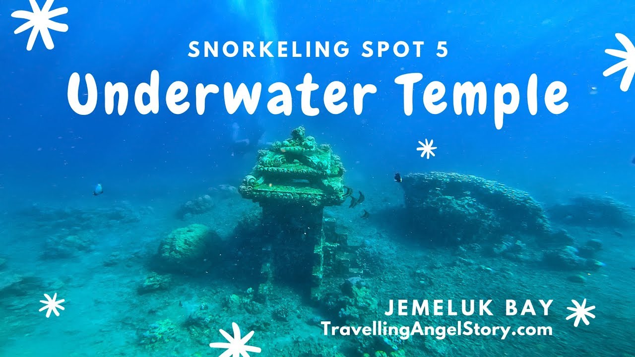 UNDERWATER TEMPLE JEMELUK BAY • BEST TIME SNORKELING IN AMED | Bali ...