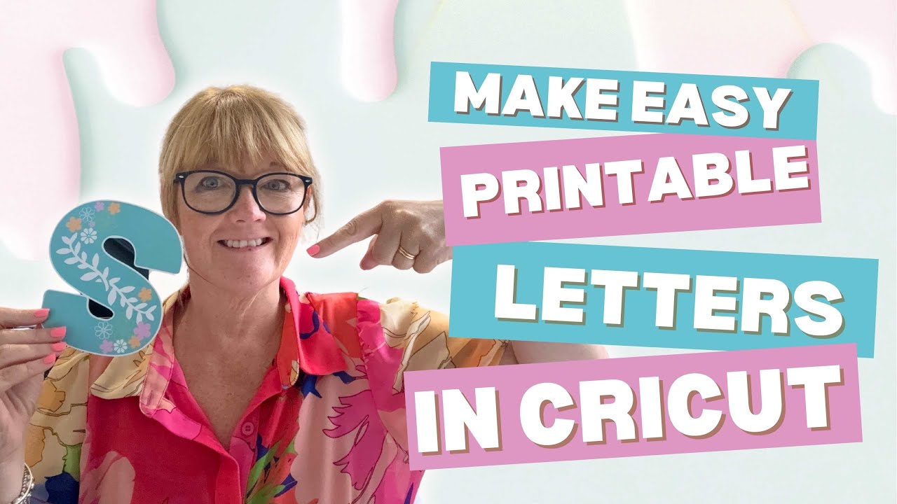 How to Make Gorgeous Printable Monogram Letters in Cricut Design Space ...