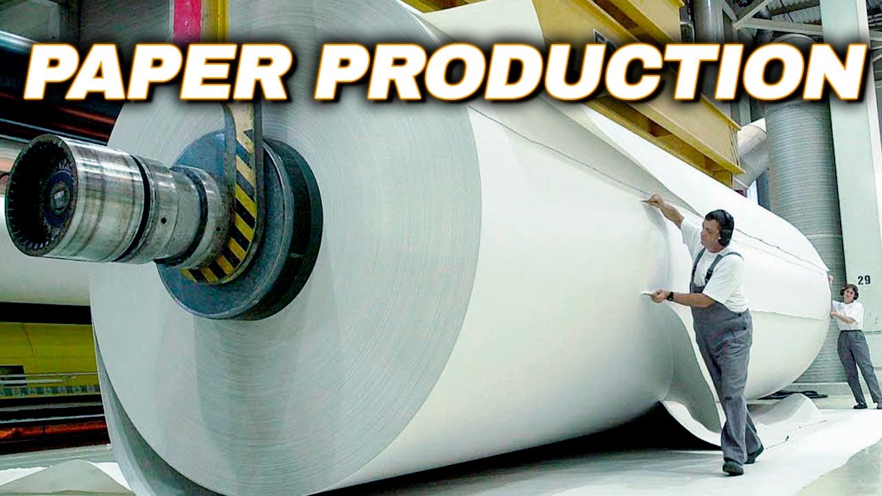 How Paper Is Made Paper Production Line Paper Factory YouTube how-paper-is-made-paper-production-line-paper-factory-youtube