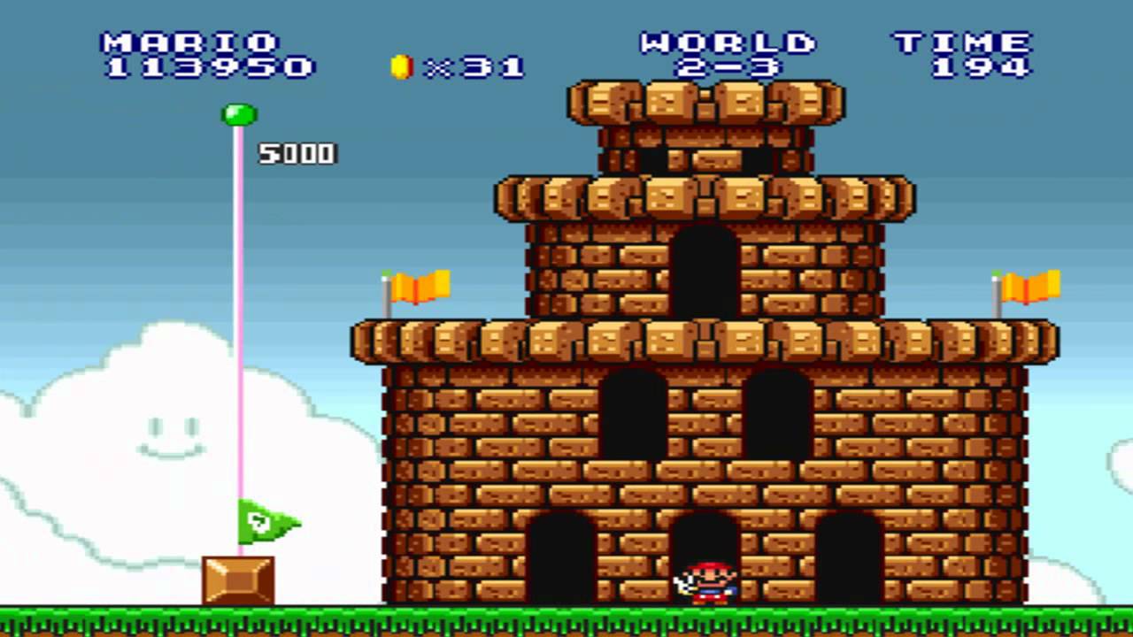 Walkthrough Super Mario Bros Parte #2 World-2 Level- 1-2-3-4 - YouTube