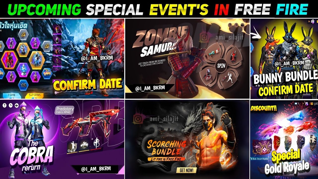 Samurai Bundle + Cobra Bundle Return | Golden Shade Bundle + Artic Blue ...