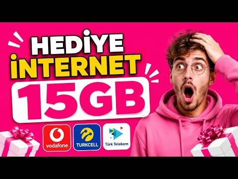TÜM HATLAR'DA GEÇERLİ BEDAVA 15 GB İNTERNET 2026 | Vodafone, Turkcell ve Türk Telekom