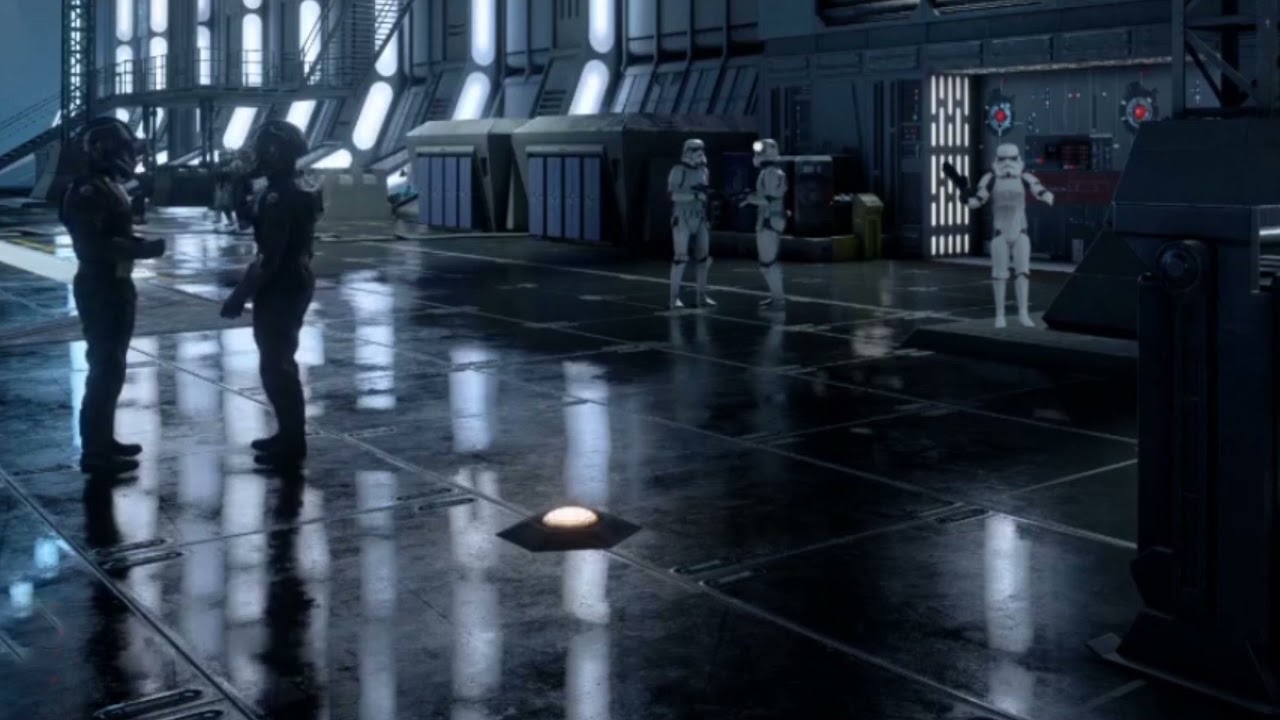 Star Wars Imperial Hangar Virtual Background - YouTube