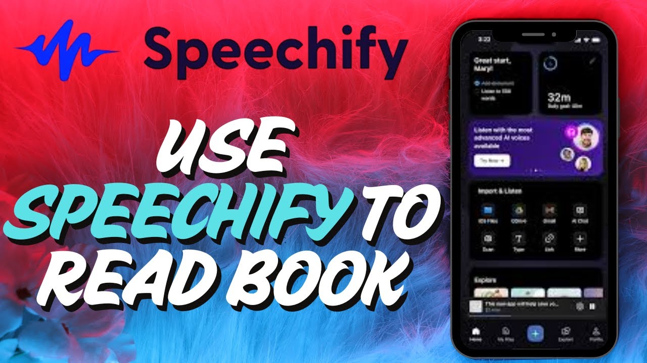 How To Use The Speechify App To Read Book - YouTube