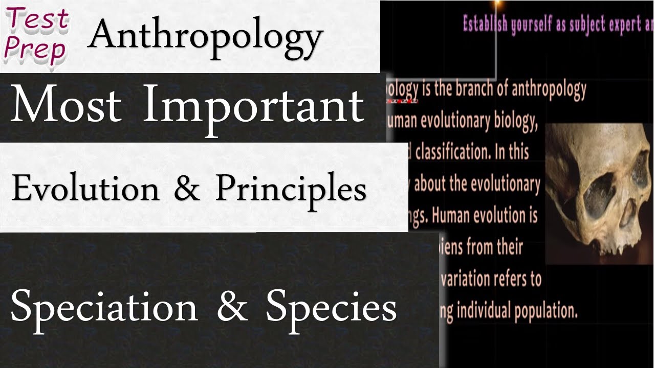 Evolution & Its Principles: Speciation & Detail About Species (Physical ...