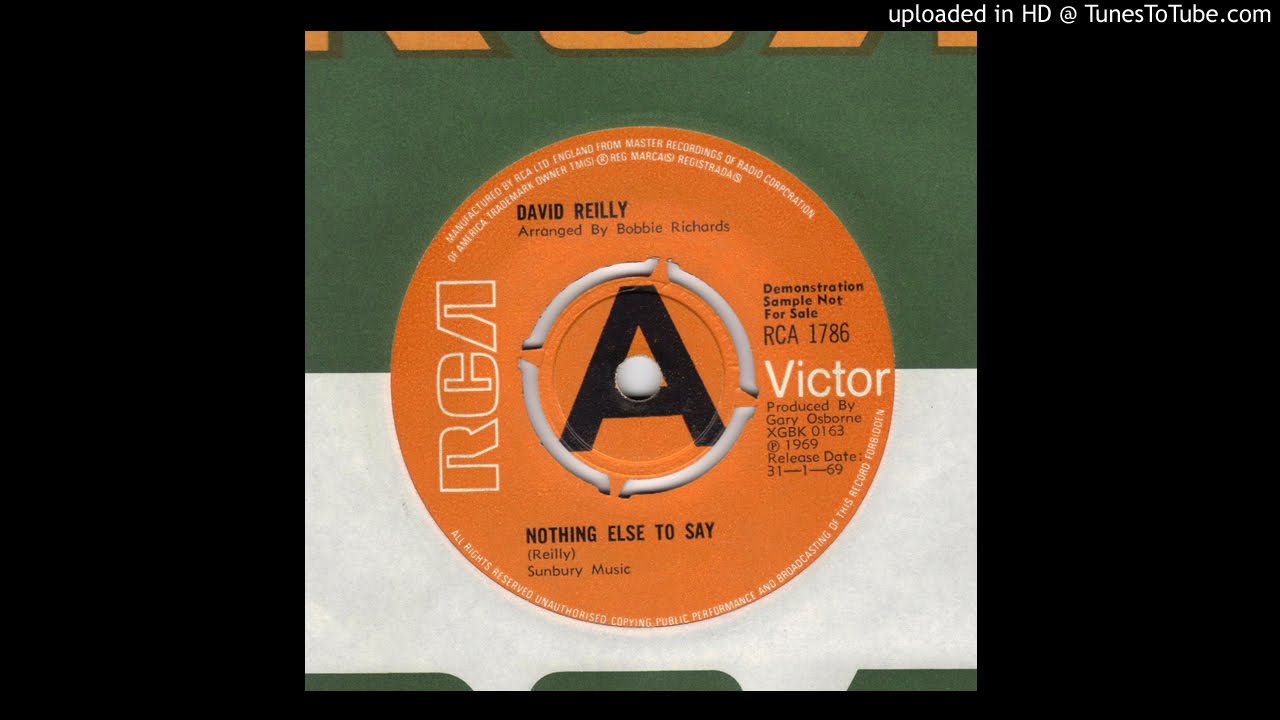 David Reilly - Nothing Else To Say - YouTube