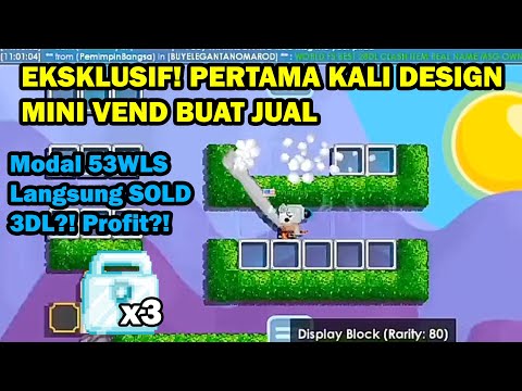 EKSKLUSIF! Pertama Kali Design Mini Vend World Buat Jual! Langsung ...