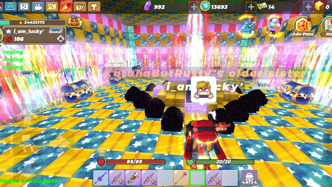 😡😡 angry party' 😠😠 worst event in bedwars - YouTube