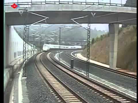 İspanya da hızlı tren kazası video