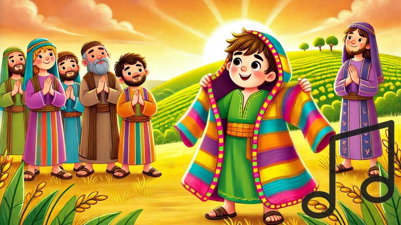 Joseph’s Colorful Coat | Bible Song for Kids 🎵 - YouTube