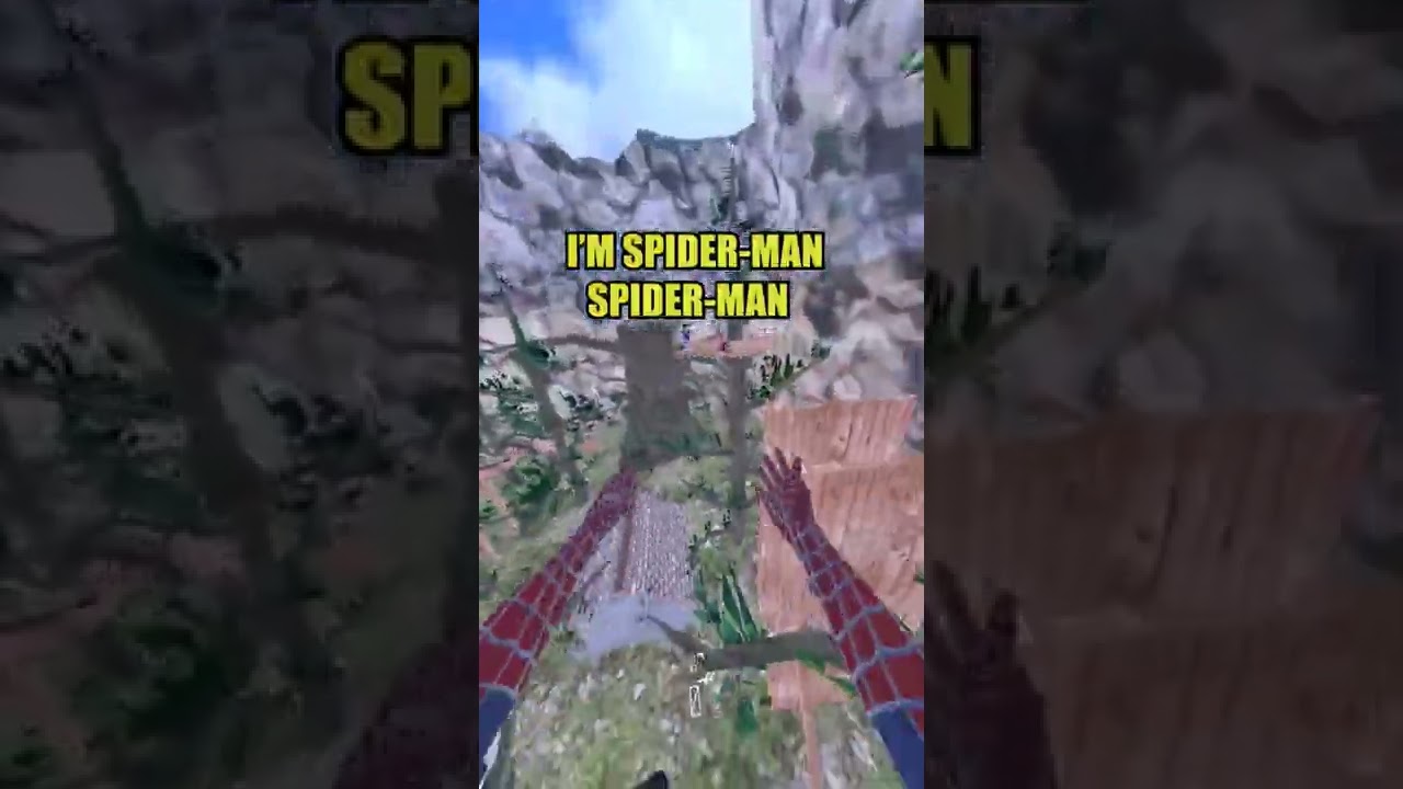 Spider-Man VR smacks Gregory from FNAF #vr #gaming #boneworksvr # ...