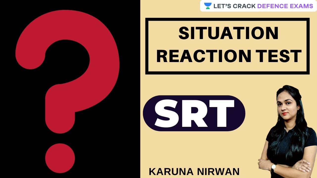 S:2 Situation Reaction Test (SRT) | SSB Interview Tests | Defence Exams ...