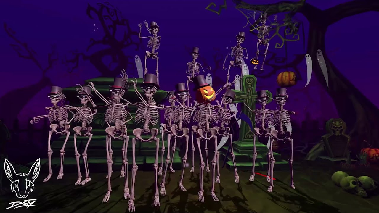 Spooky Scary Skeletons Dance | VRChat Dance Choreo by Dusty DustBunny ...