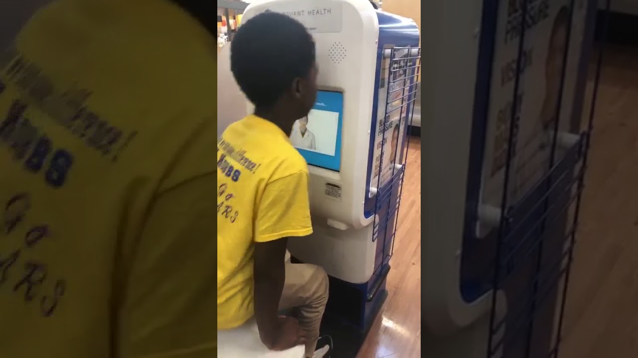 How ppl be in Walmart checking their blood pressure - YouTube