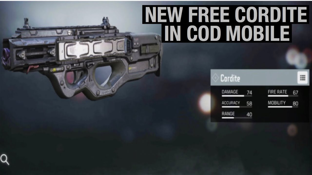 NEW FREE CORDITE in codm (codm gameplay) - YouTube