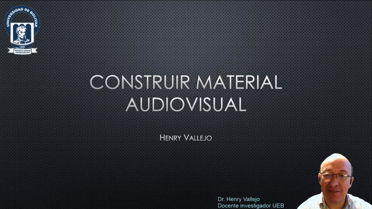 Como realizar material audiovisual, algunos consejos - YouTube