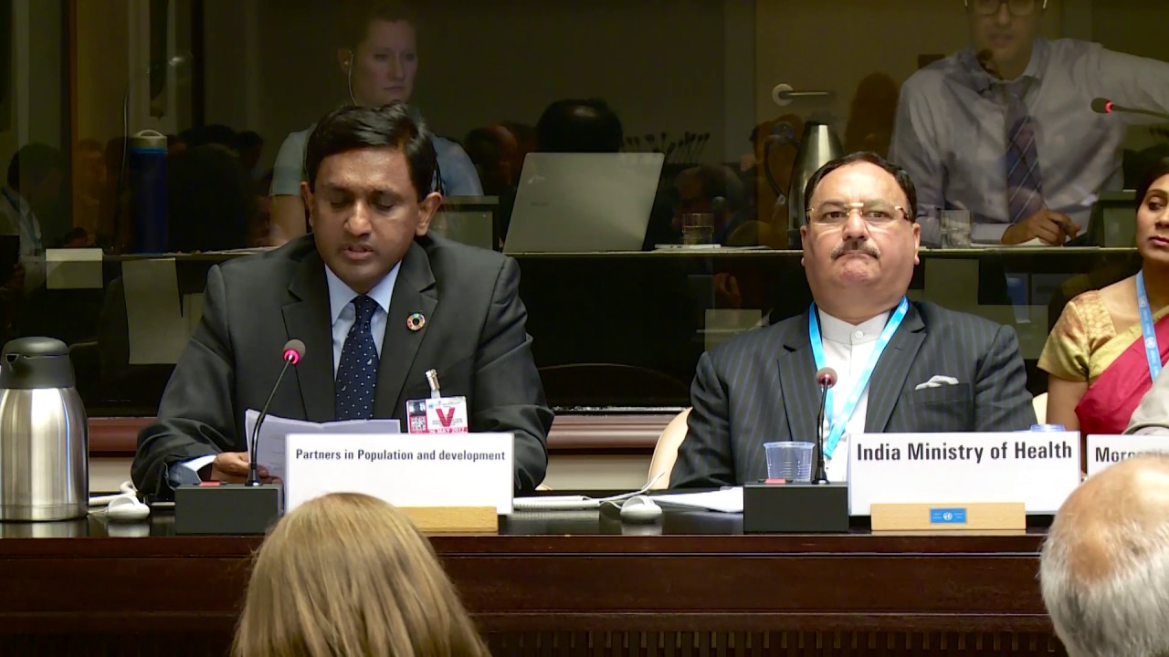 Statement by Dr. Joe Thomas, Executive Director of PPD at the WHA Side ...