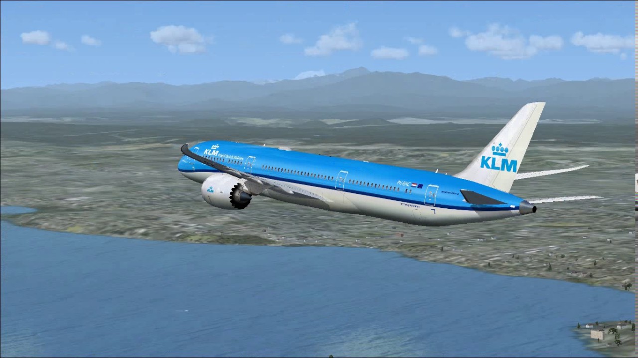 FSX New TDS 787-9 KLM Review and Full Flight - YouTube