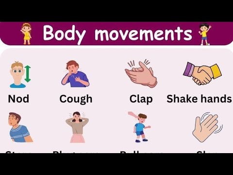 Phones sounds for Toddlers{Body movement} English with pictures and ...
