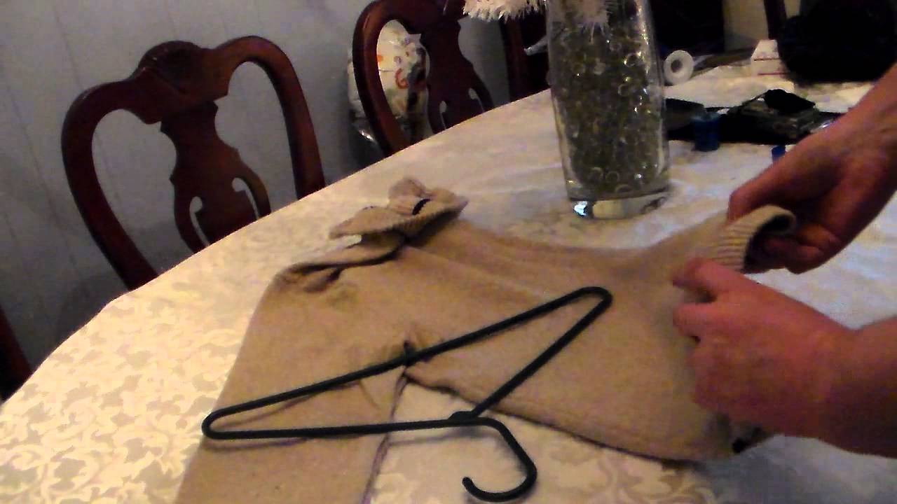 How To Hang A Sweater Without Getting The Indentation On The Shoulders ...