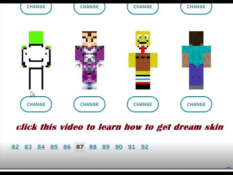 How to get dream skin in Minecraft 2021 - YouTube
