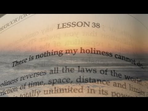 ACIM Lesson 38 Meditation - YouTube