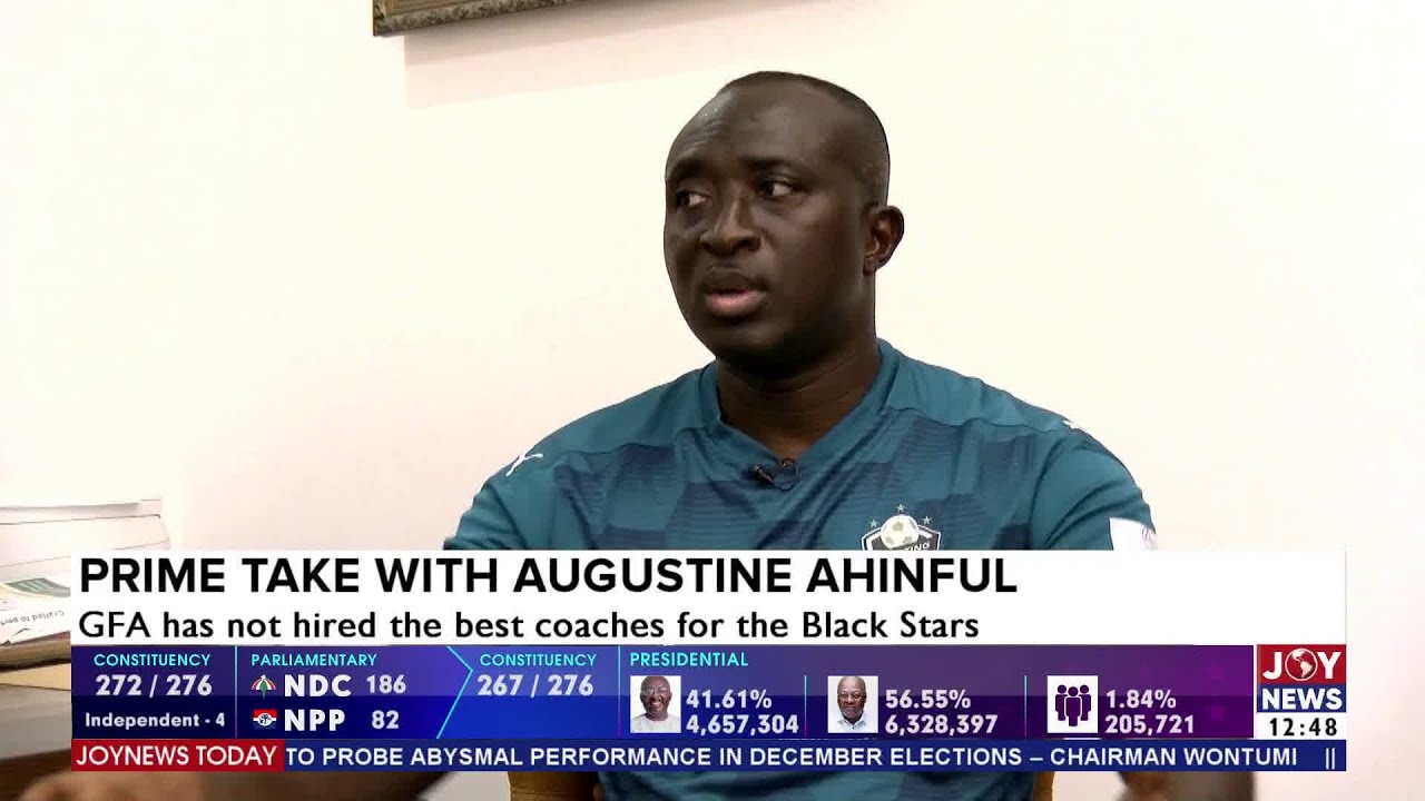Prime Take With Augustine Ahinful: GFA has not hired the best coaches for the Black Stars - YouTube