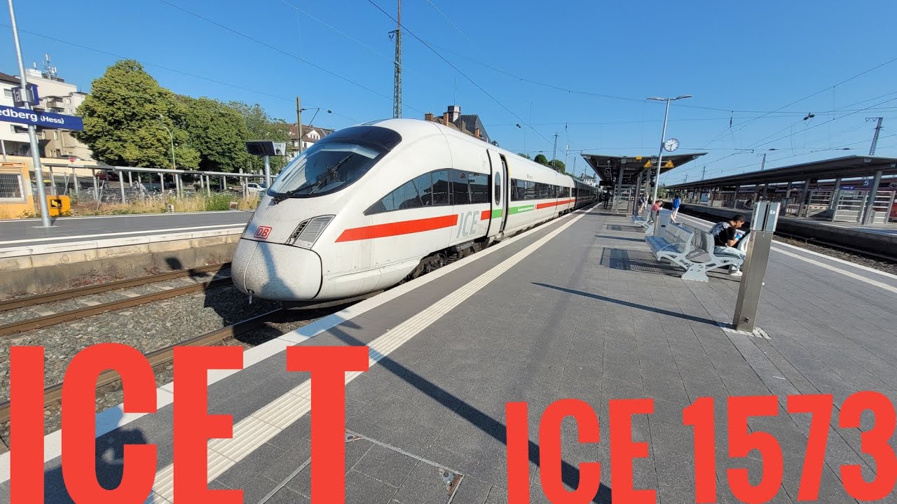 ICE 1573 Mitfahrt von Kassel Wilhelmshöhe nach Gießen - YouTube