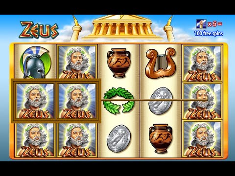 Zeus slot machine gambling online - YouTube