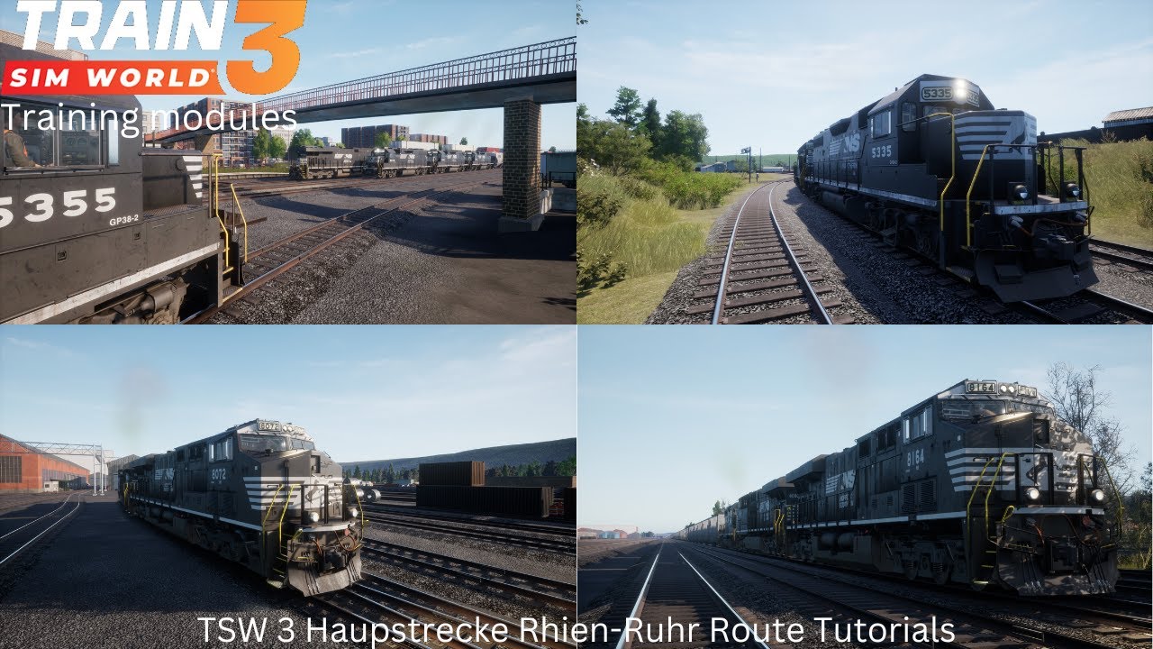 TSW 3 Horseshoe Curve Route Tutorials - YouTube