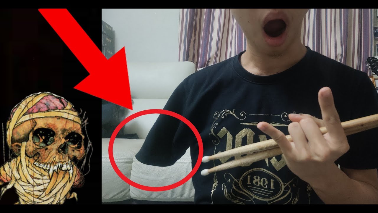 One hand Metallica machine gun riff ( on drums ) - YouTube