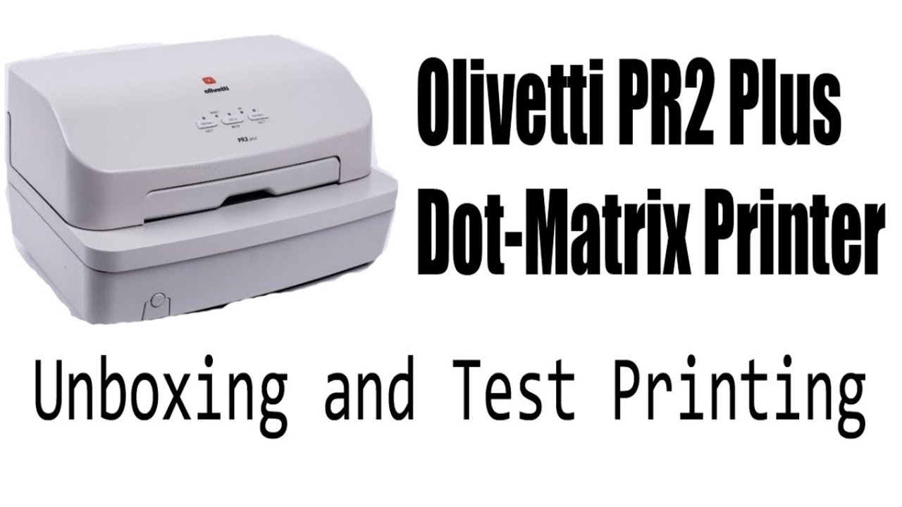 Olivetti PR2 Plus Passbook Printer Unboxing!! ओलिविटी पासबुक प्रिंटर ...