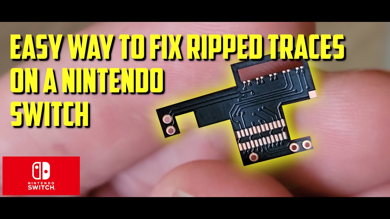 Amazing option for fixing ripped traces on a Nintendo Switch | The easy ...