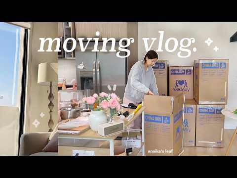 moving into my new apartment 🧸˚˖𓍢ִ໋❀ chaotic days unpacking, tv shopping, etc (moving diaries ep. 1)