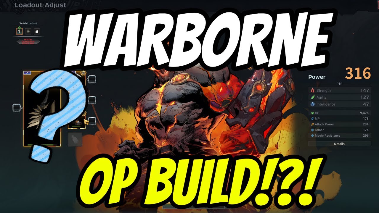 WARBORNE ABOVE ASHES - OP BUILD! - YouTube