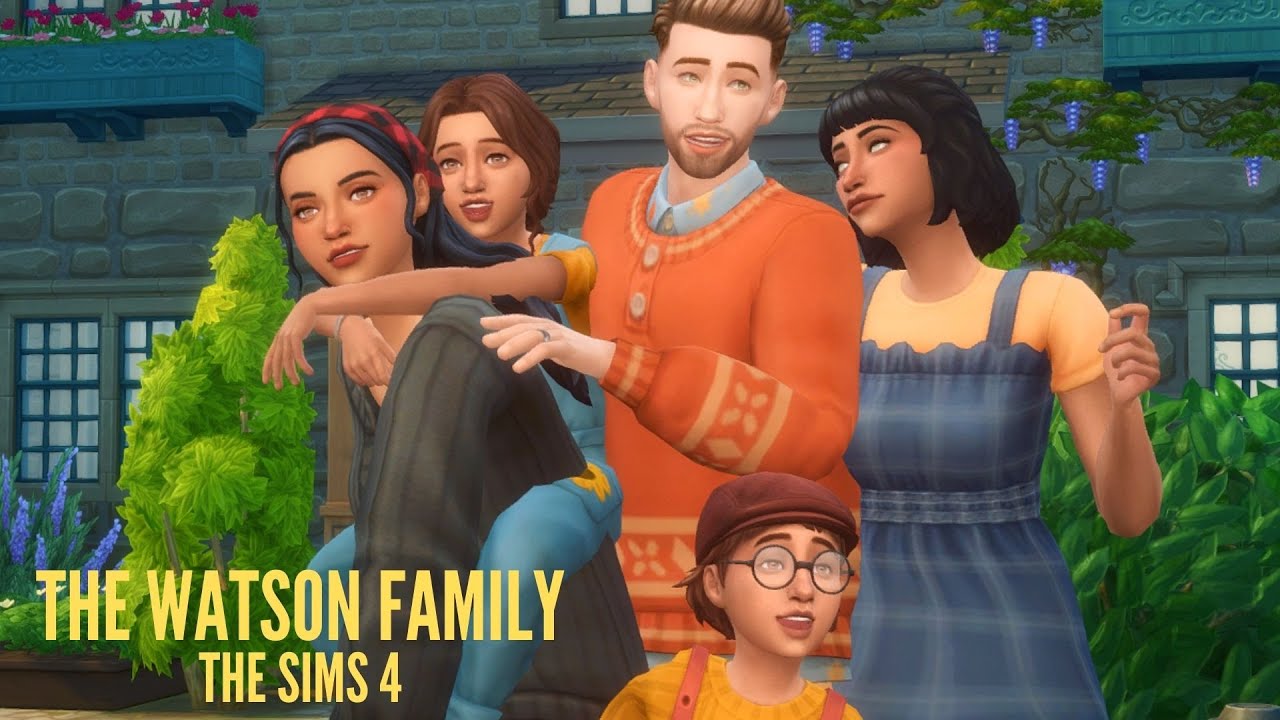 The Watson Family 🐓🌳 | Townie Makeover #2 | The Sims 4 - YouTube