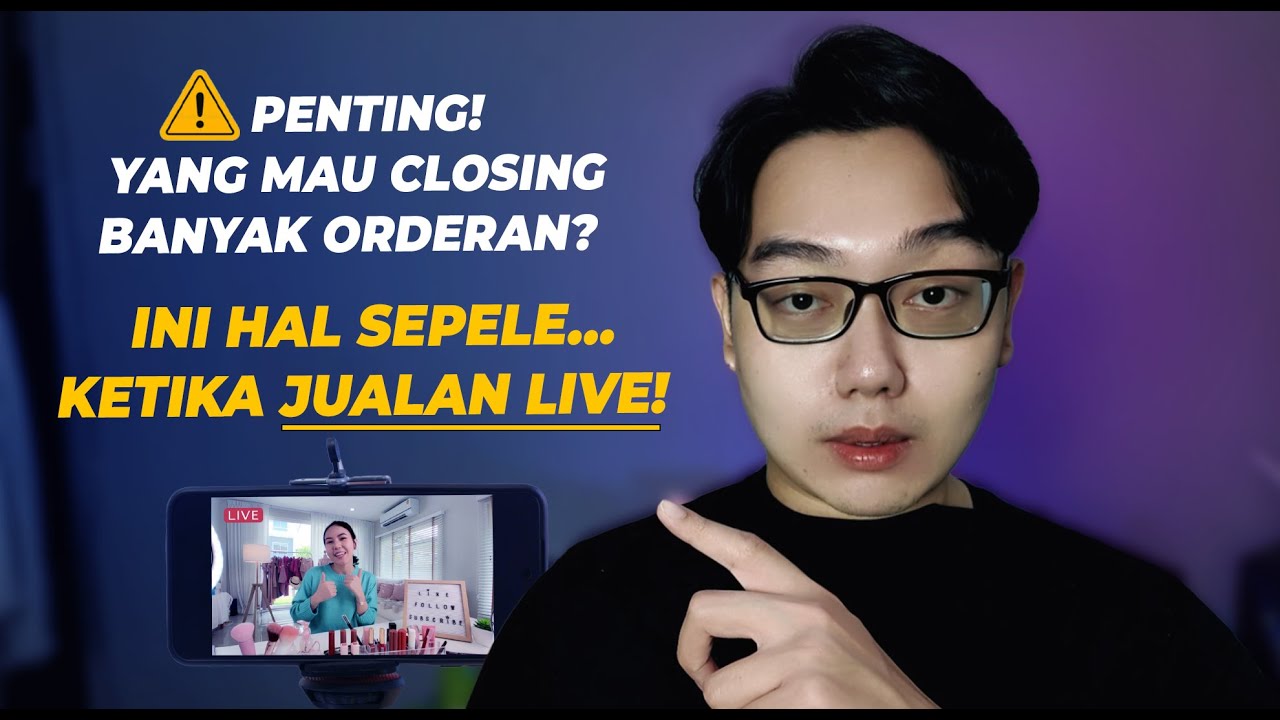 Jualan Galaku ? Live Streaming Sepi .. Sepele Tapi Susah! ( TikTok Shop Shopee ) - YouTube