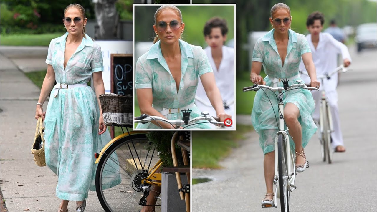 J.Lo’s Birthday Bike Ride: Celebrating in the Hamptons! - YouTube