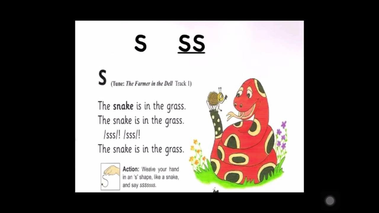 Best Phonics song part 1 for kids (snake in the grass) - YouTube