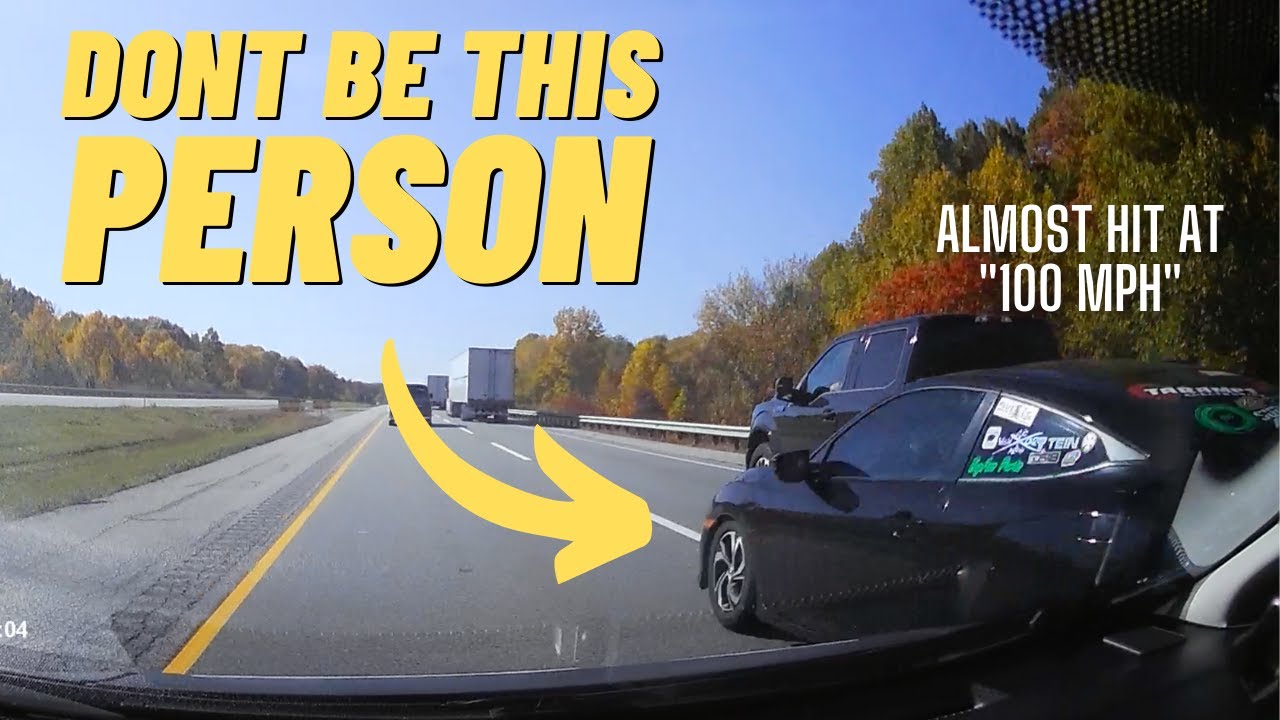 Honda Fit Almost Gets Hit by A Car Going 100mph! | Why you should buy a ...