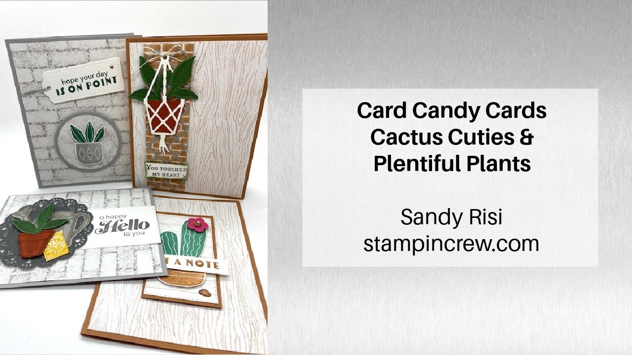 Card Candy Cards using the Cactus Cuties & Plentiful Plants Bundles ...