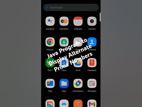 #shorts #java #programming #trending Using Java Program to DisplayAlternate PrimeNumbers# ...