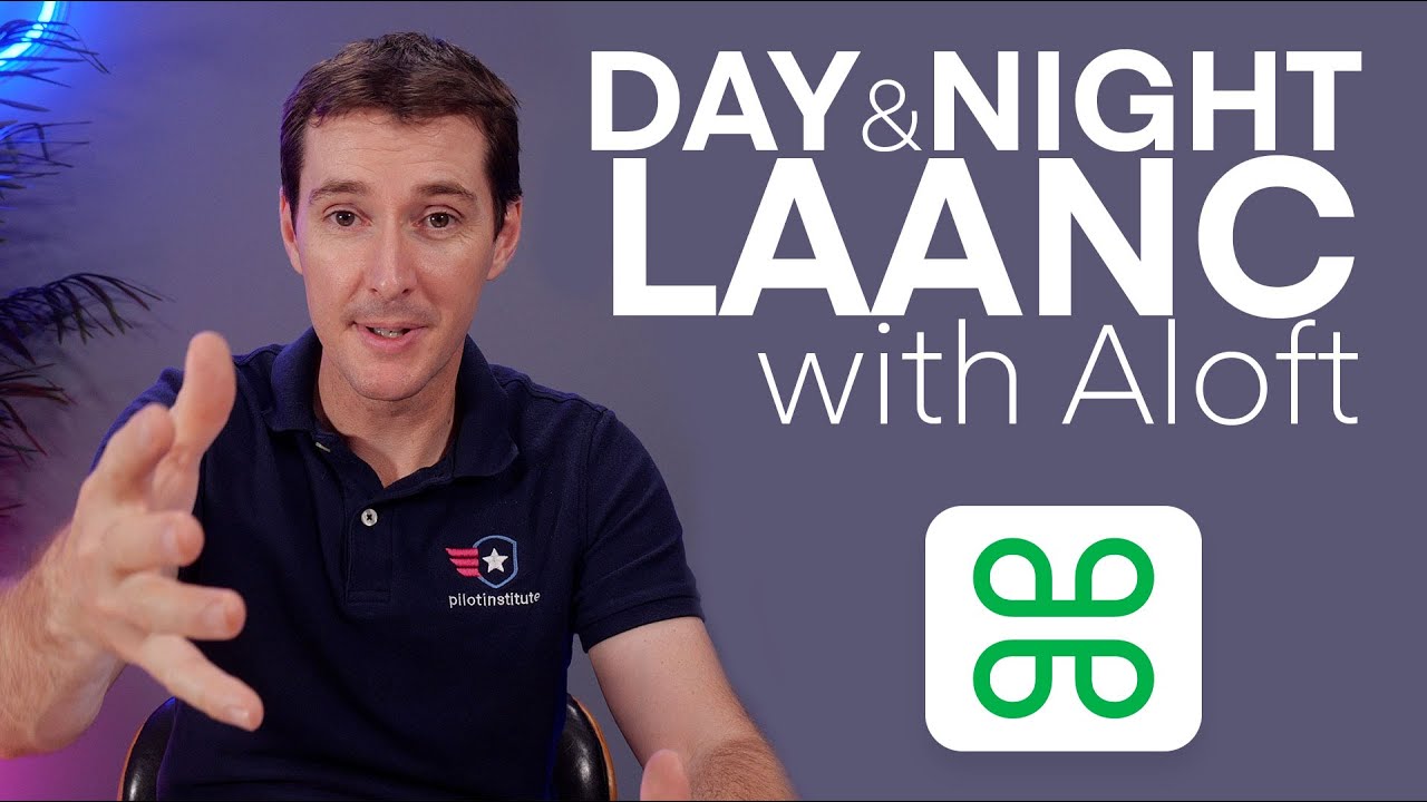 How to submit day and night LAANC requests in Aloft - YouTube