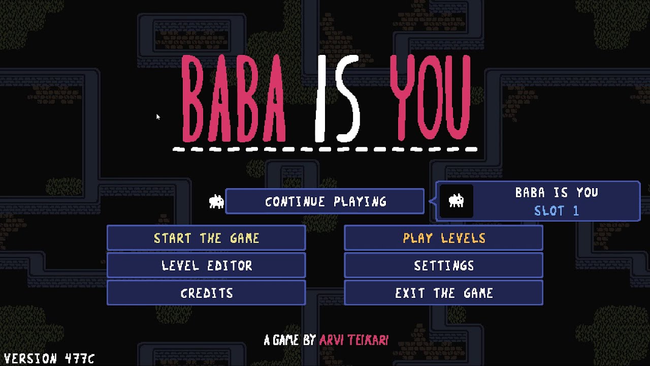 Baba Is You - superb logic puzzle game - YouTube