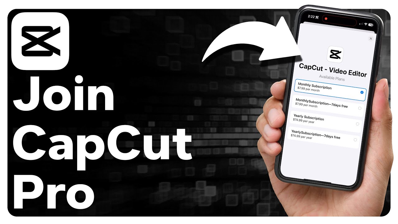 How To Join CapCut Pro - YouTube