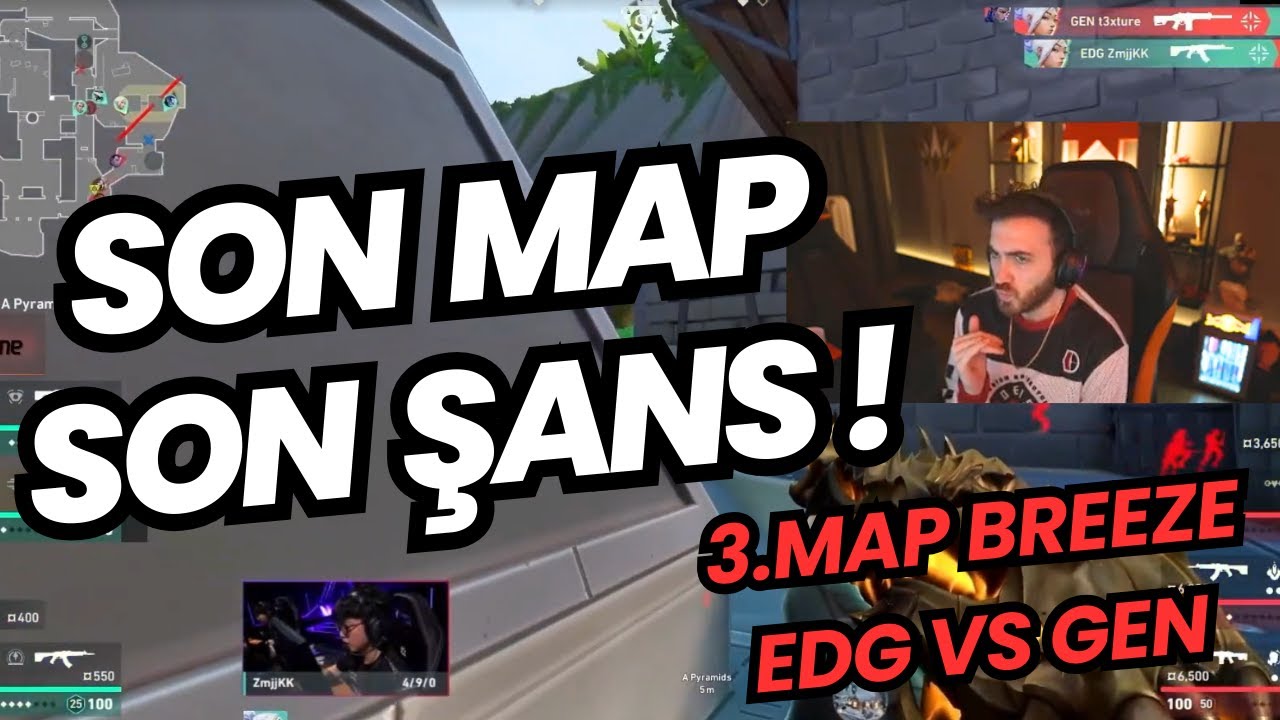 FERİT GÖZÜNDEN EDG VS GEN 3.MAP BREEZE | BÜYÜK ÜSTÜNLÜK VALORANT ...