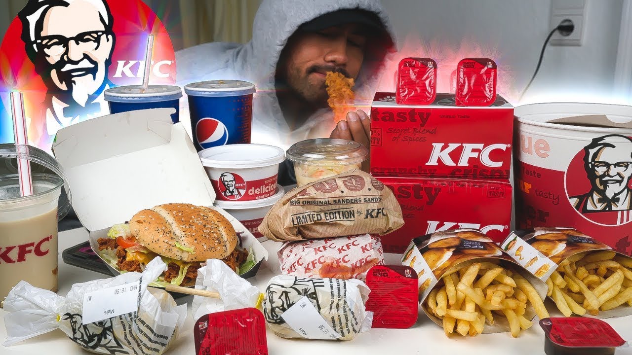 German KFC Menu Challenge - YouTube