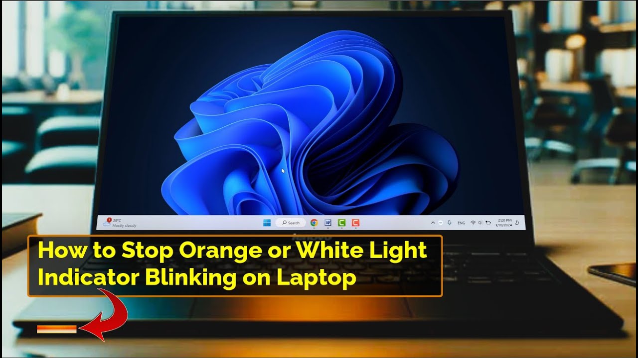 How to Fix Orange & White Light is Continuously Blinking on Windows ...